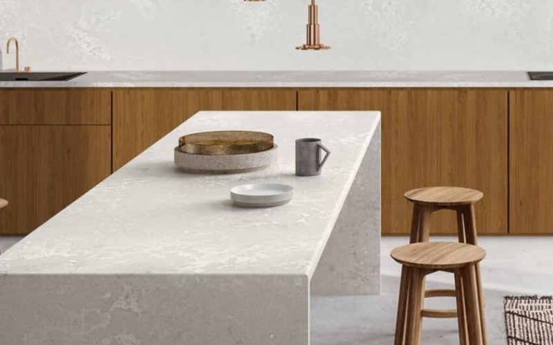 4011 Cloudburst Concrete Caesarstone Quartz | World of Marble